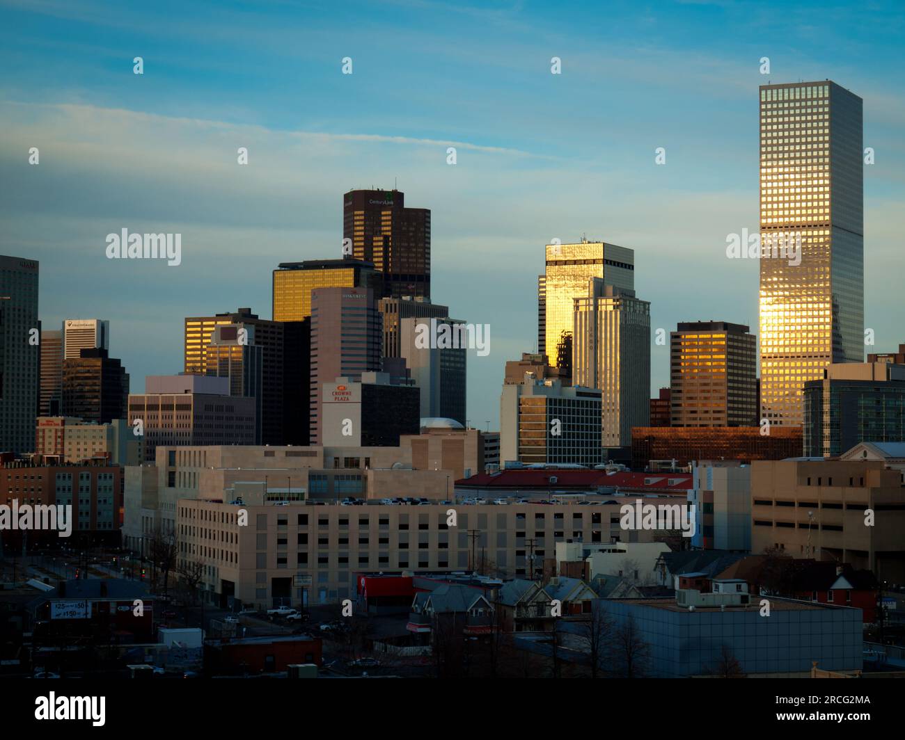 Top view downtown cityscape rocky hi-res stock photography and images ...