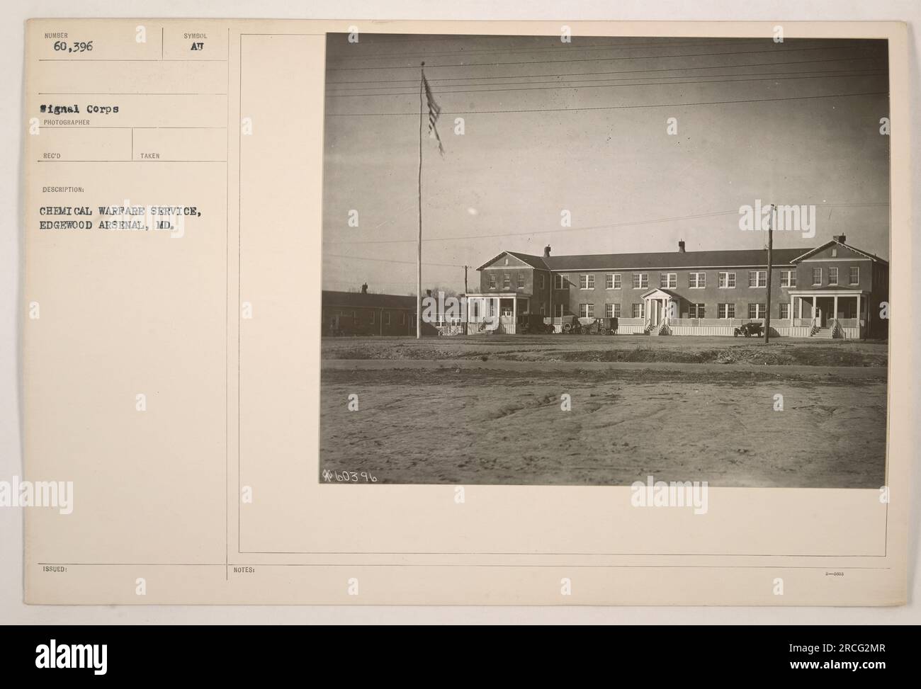 Soldiers posing for a photograph at the Chemical Warfare Service ...