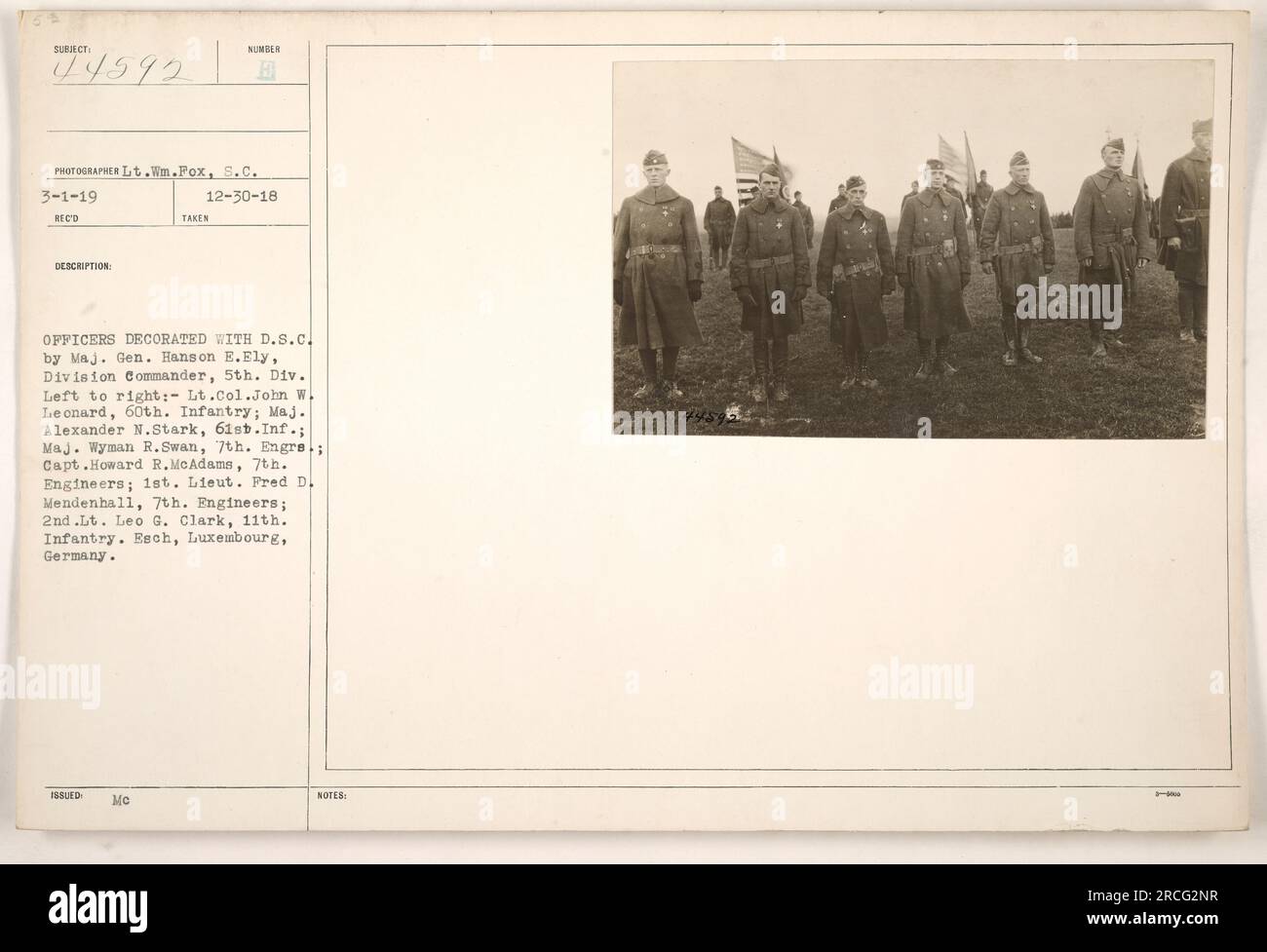 Maj alexander n stark hi-res stock photography and images - Alamy