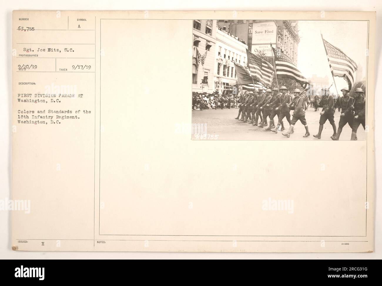 Colors of 18th infantry hi-res stock photography and images - Alamy