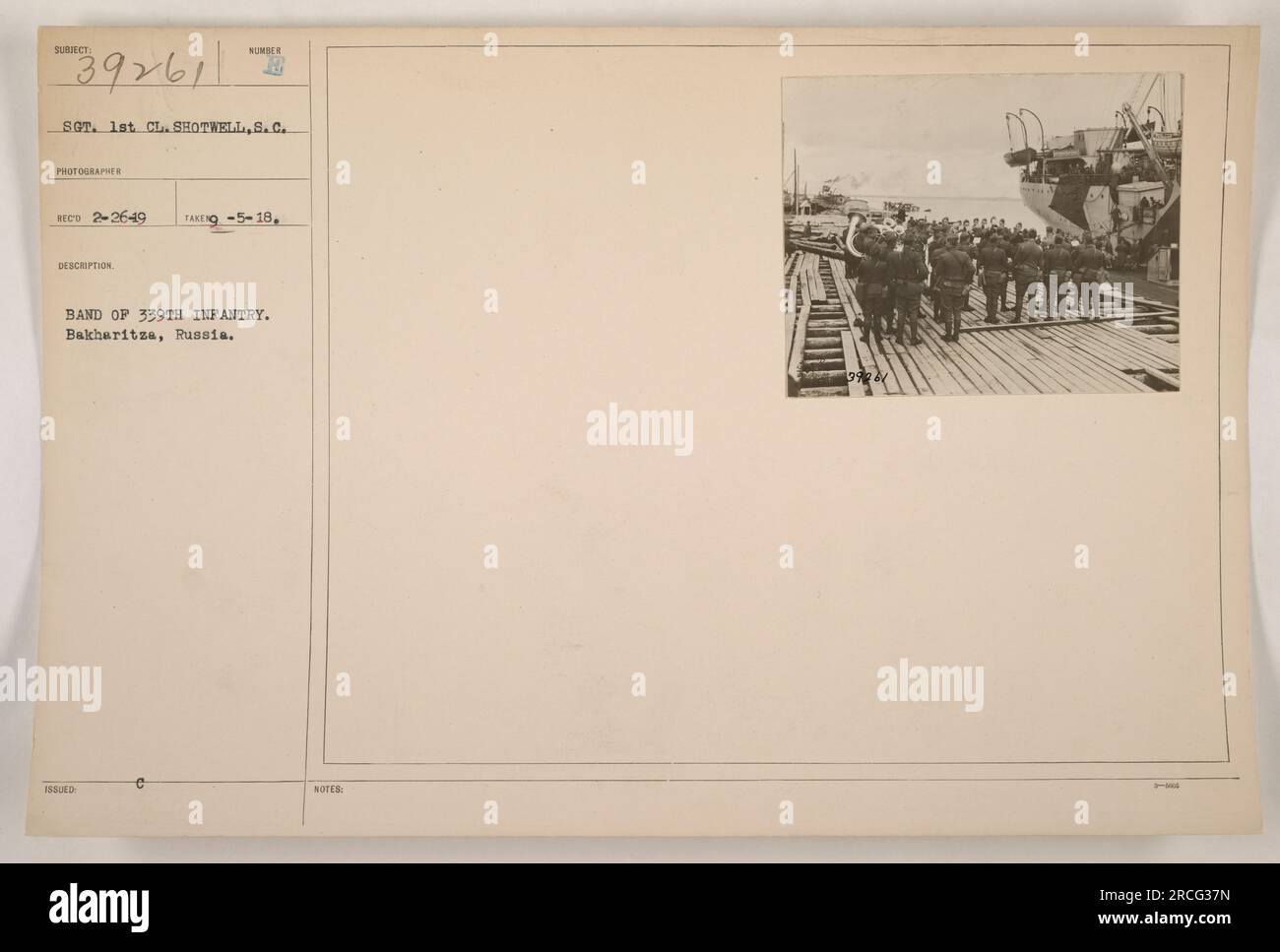 SGT. 1st Class Shotwell of the Signal Corps is depicted in this ...