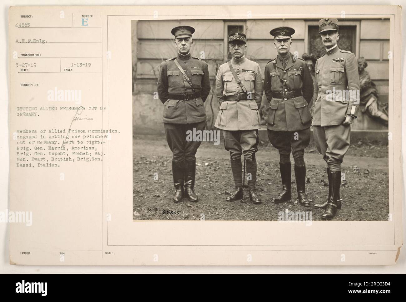 Brig gen harris hi-res stock photography and images - Alamy