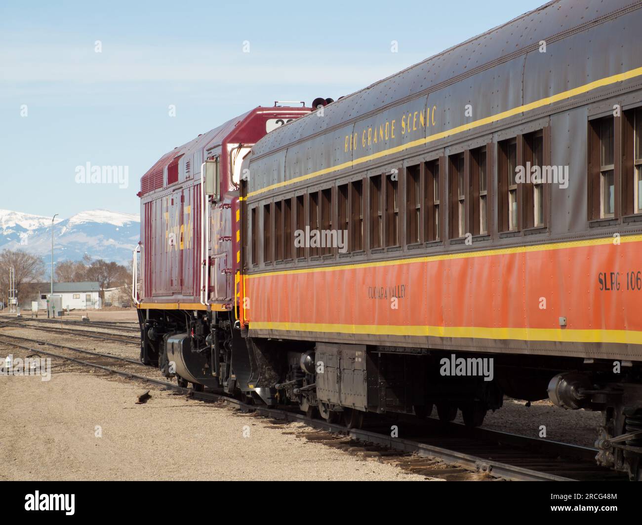 Rio Grande Railroad Stock Photo - Alamy