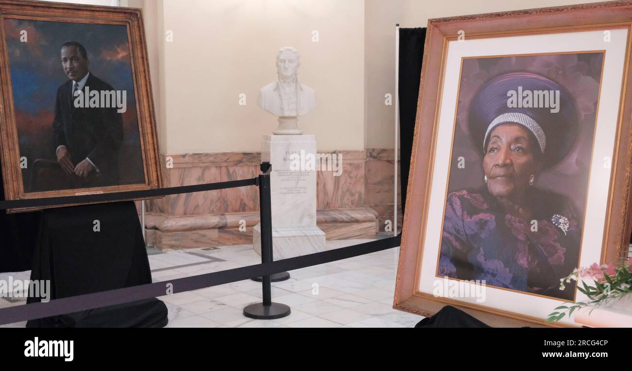 Atlanta, Georgia, USA. 14th July, 2023. The body of Christine King ...