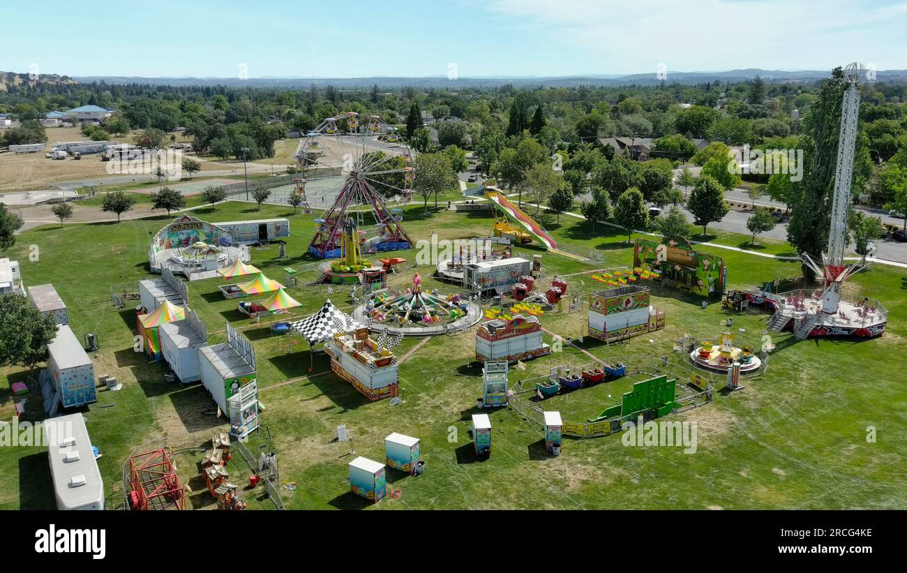 Small Town Carnival Stock Photo - Alamy