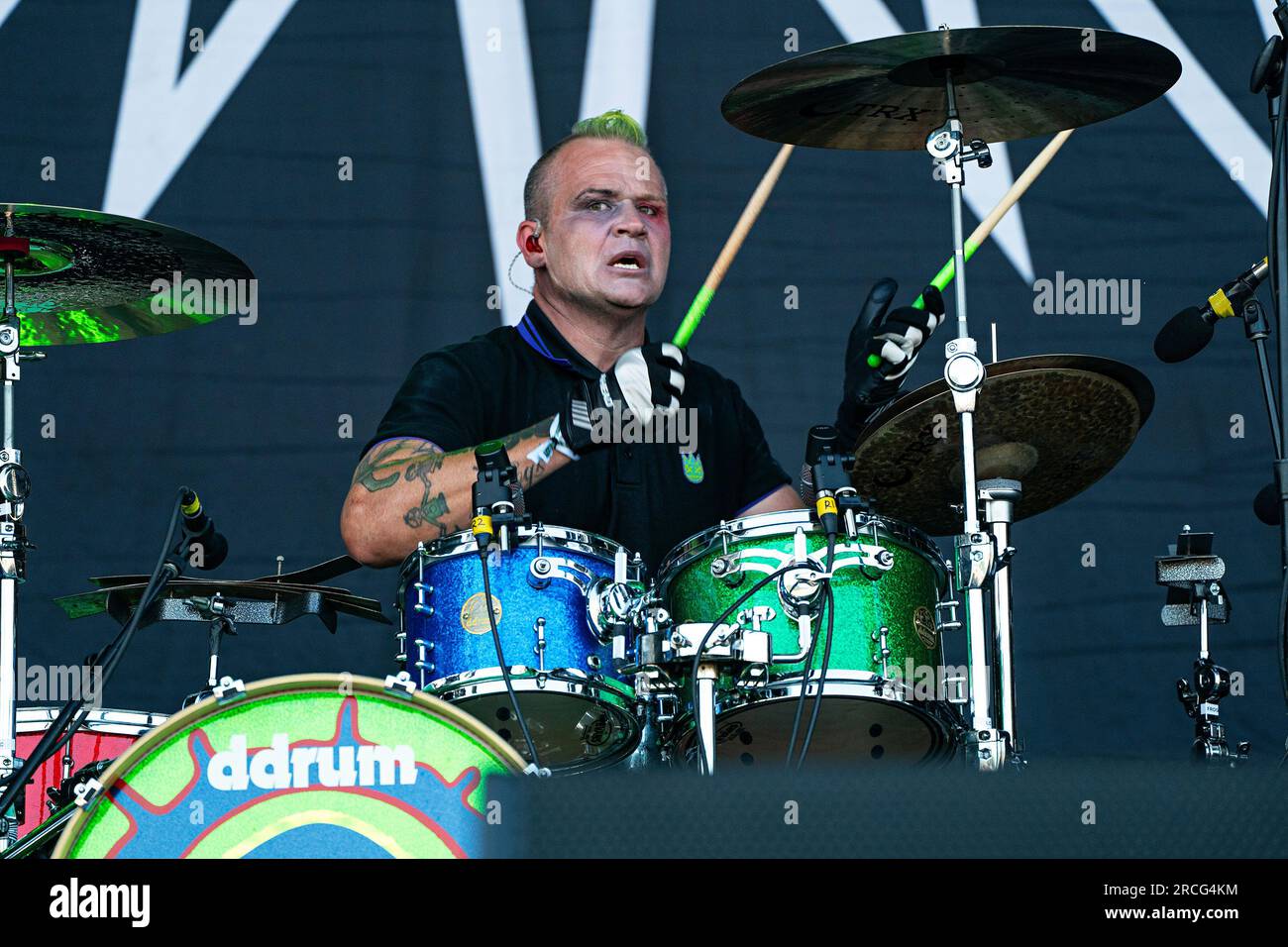 Mike Cox of Coal Chamber performs at Inkcarceration Music and Tattoo ...