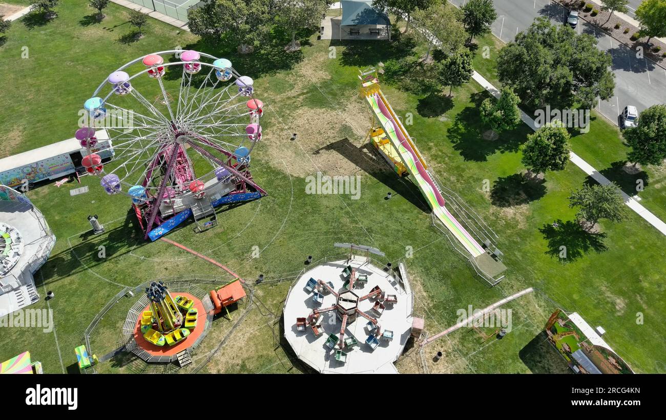 Small Town Carnival Stock Photo - Alamy