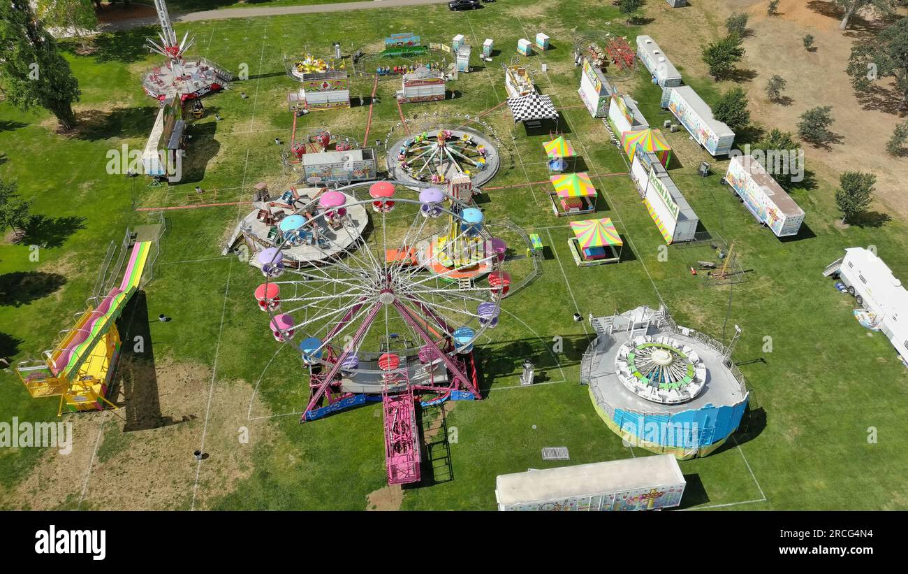 Small Town Carnival Stock Photo - Alamy