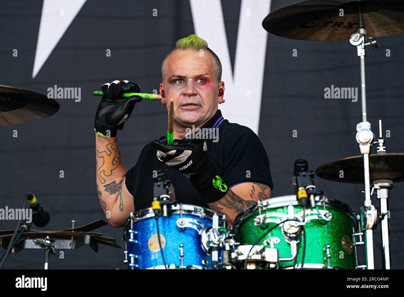 Mike Cox of Coal Chamber performs at Inkcarceration Music and Tattoo ...