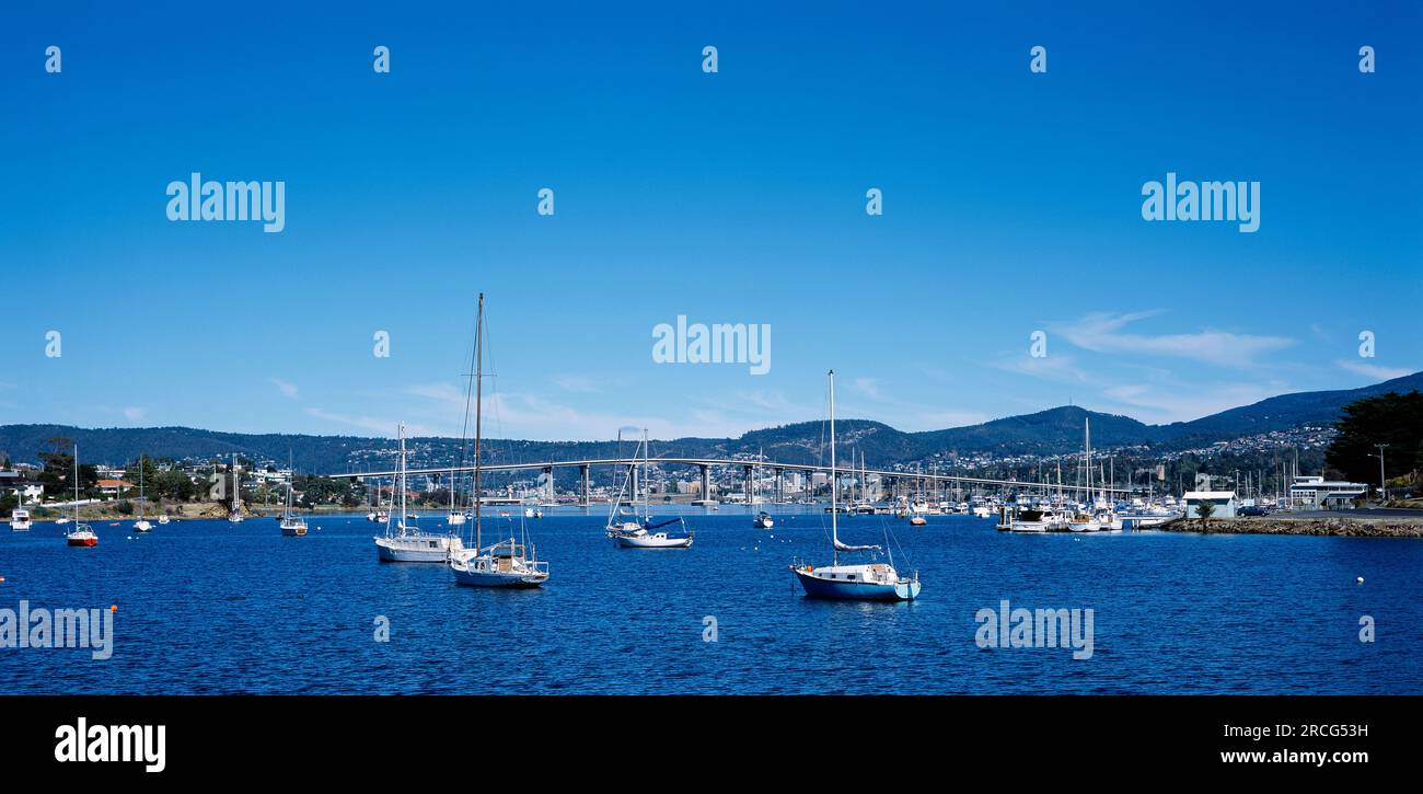 Harbour in Hobart, Tasmania, Australia Stock Photo - Alamy