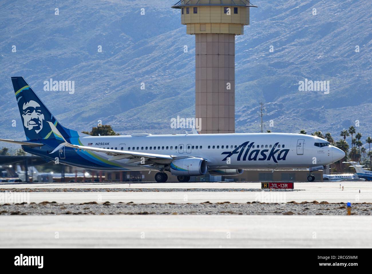Palm Springs, California, USA. 3rd Feb, 2023. An Alaska Airlines Boeing ...