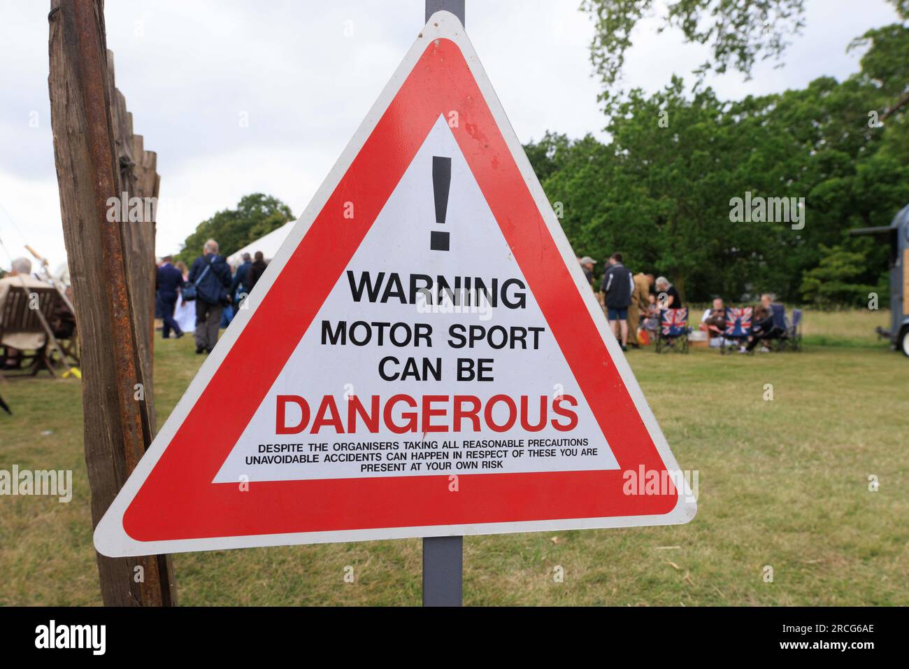 Sign motorsport dangerous warning hi-res stock photography and images ...