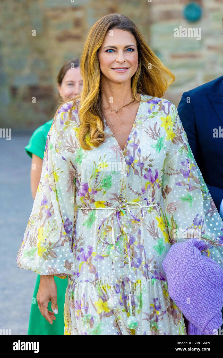 Borgholm, Sweden. 14th July, 2023. Princess Madeleine during the ...