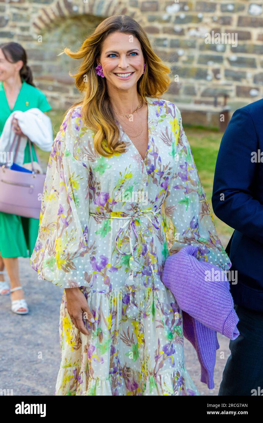 Borgholm, Sweden. 14th July, 2023. Princess Madeleine during the ...