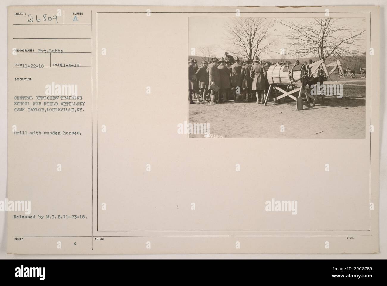 United states army field artillery school hi-res stock photography and ...