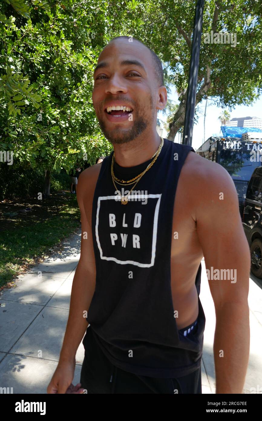 Burbank, California, USA 14th July 2023 Actor Kendrick Sampson at SAG ...