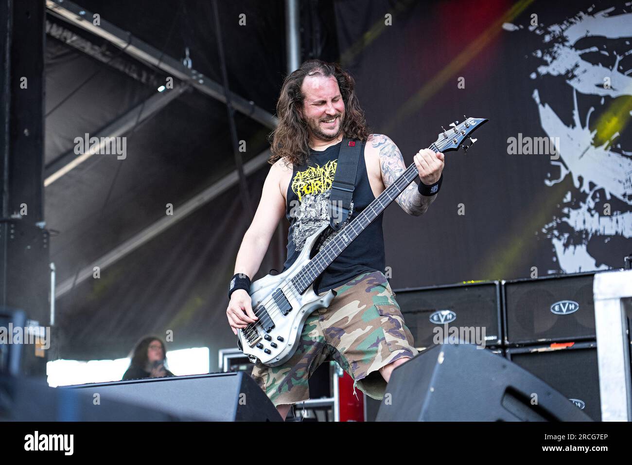 Dan Kenny of Suicide Silence performs at Inkcarceration Music and ...