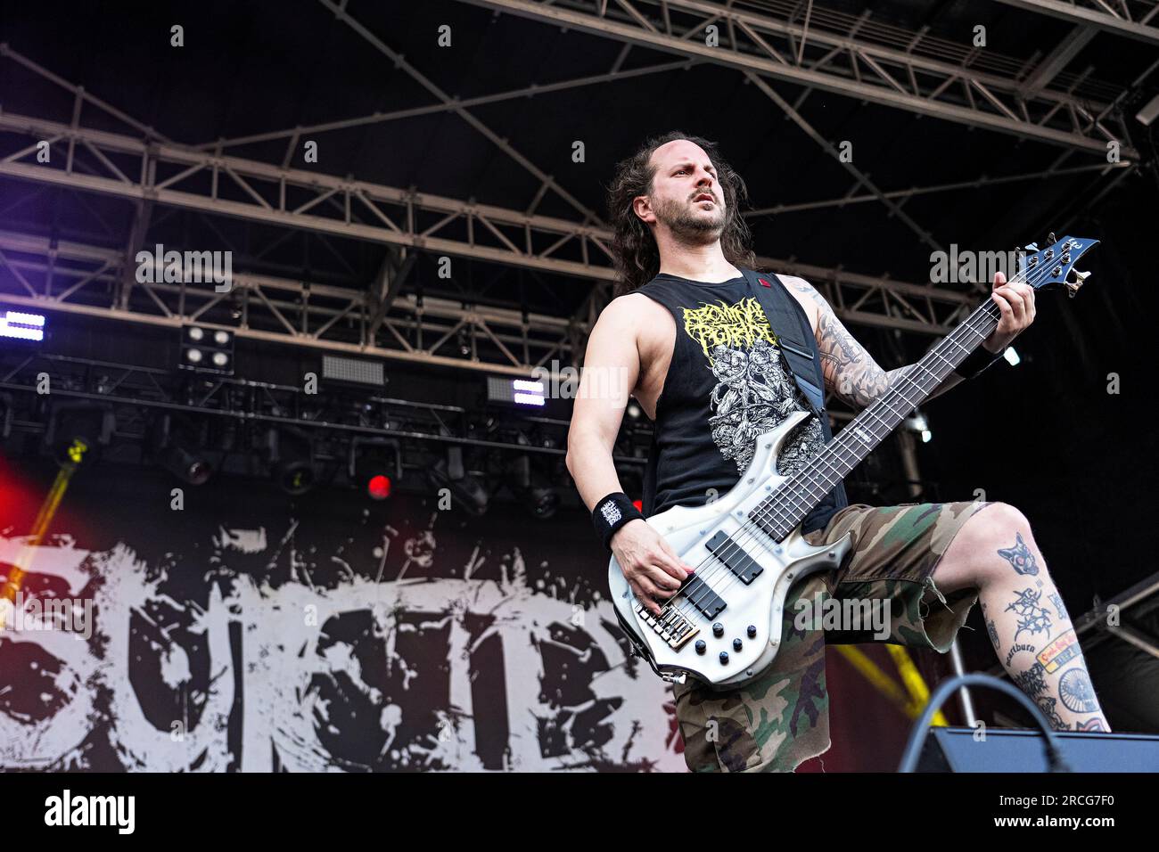 Dan Kenny of Suicide Silence performs at Inkcarceration Music and ...