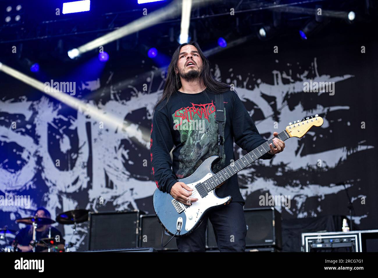Chris Garza of Suicide Silence performs at Inkcarceration Music and ...