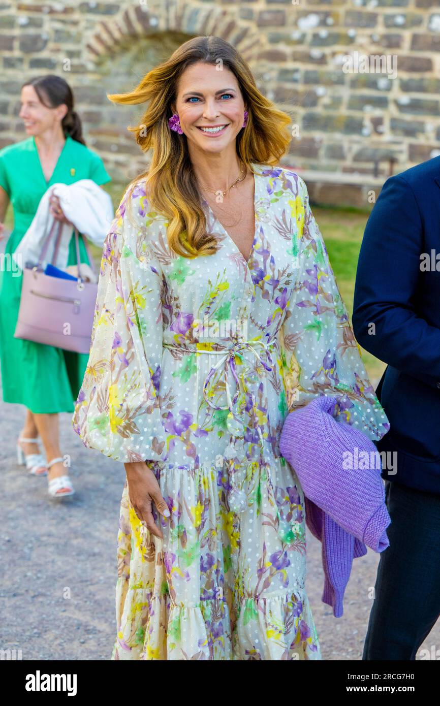 Borgholm, Sweden. 14th July, 2023. Princess Madeleine during the ...