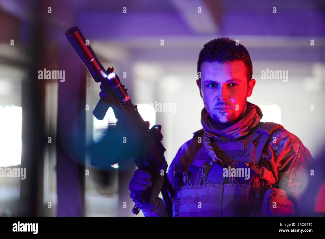 A professional soldier undertakes a perilous mission in an abandoned ...