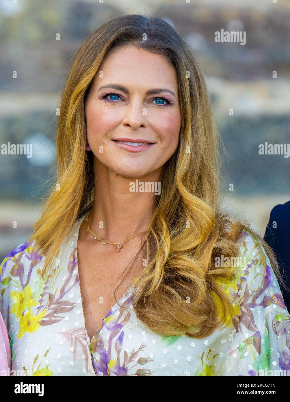 Borgholm, Sweden. 14th July, 2023. Princess Madeleine during the ...