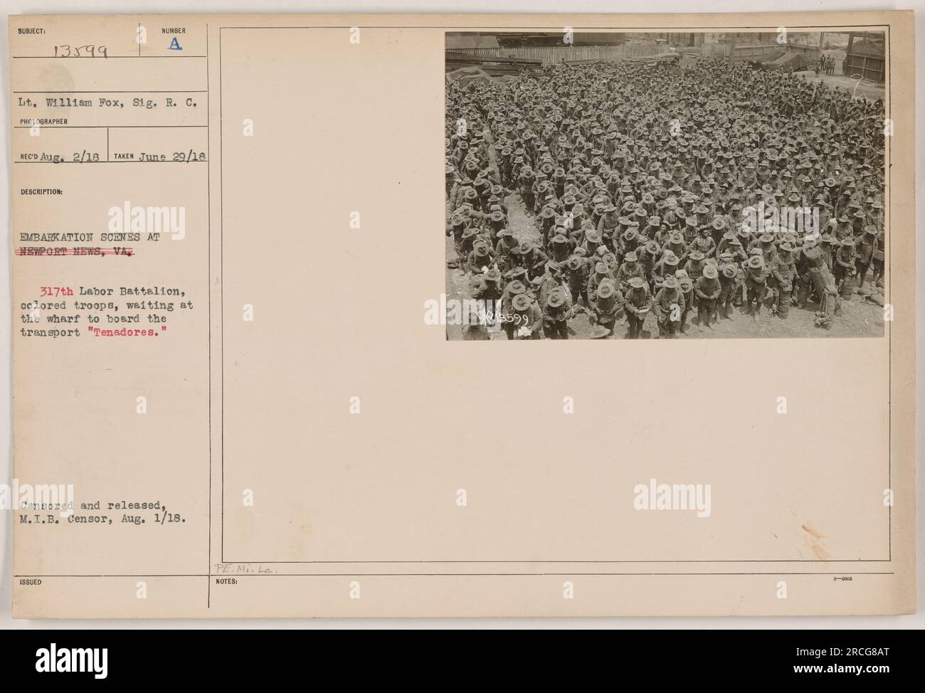 African american participation in world war one hi-res stock ...