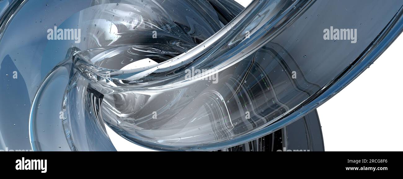 Twisting water band Summer coolness with cool refreshing feeling Water ...