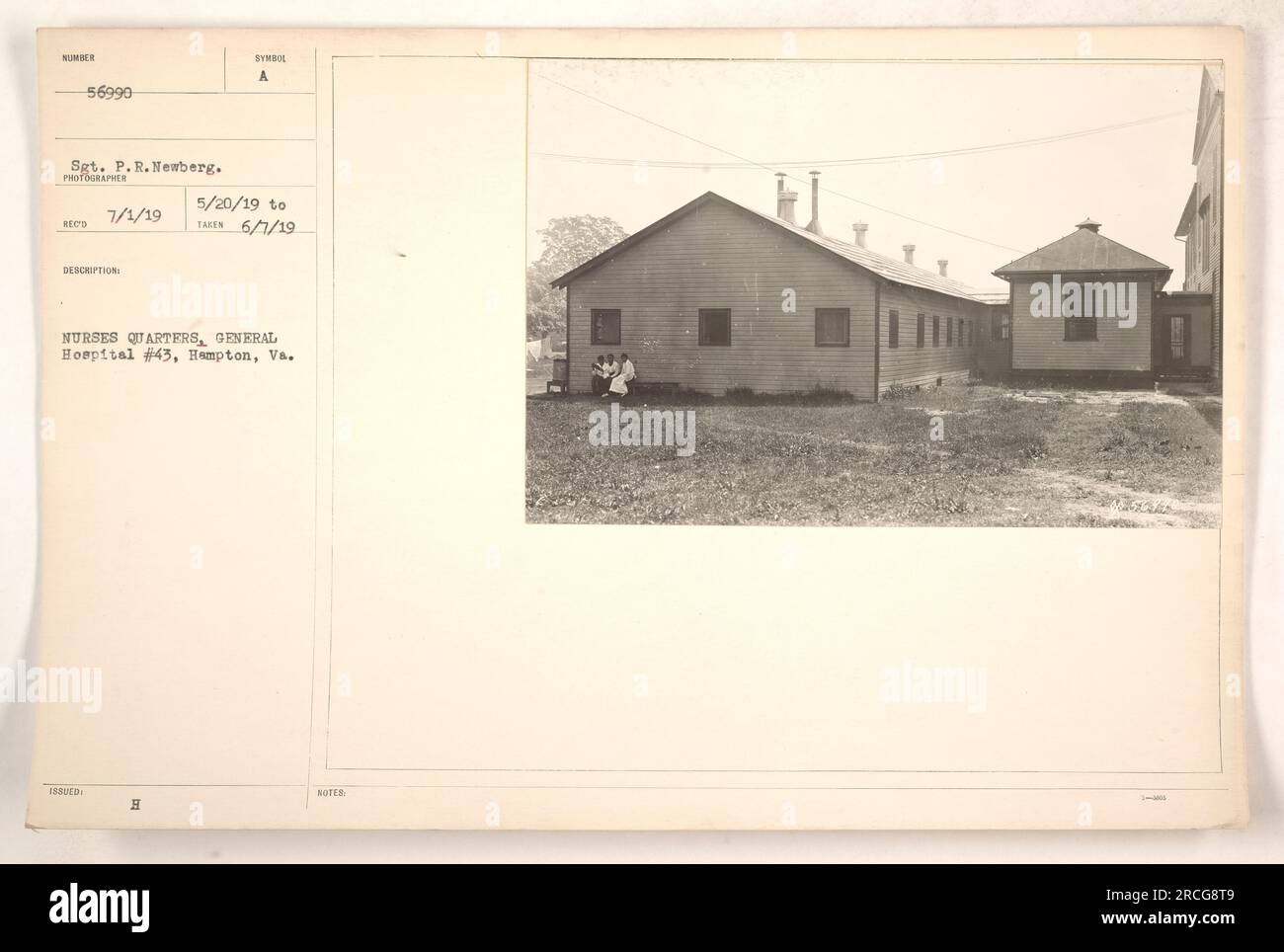 Nurses quarters at General Hospital #43 in Hampton, Virginia. Photo ...