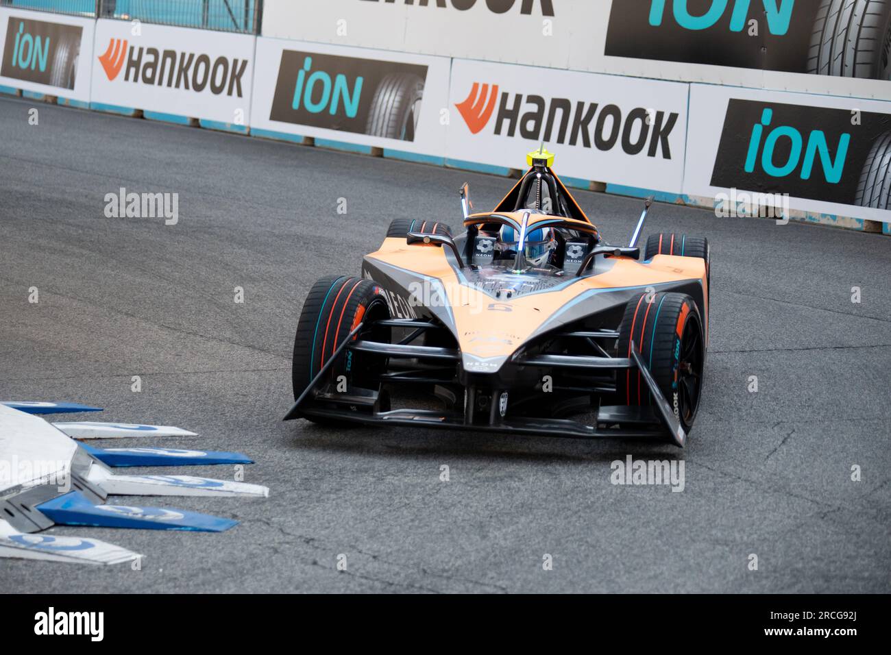 Rome, Italy July 14 2023 – Formula E Hankook Rome E-Prix, free practice ...