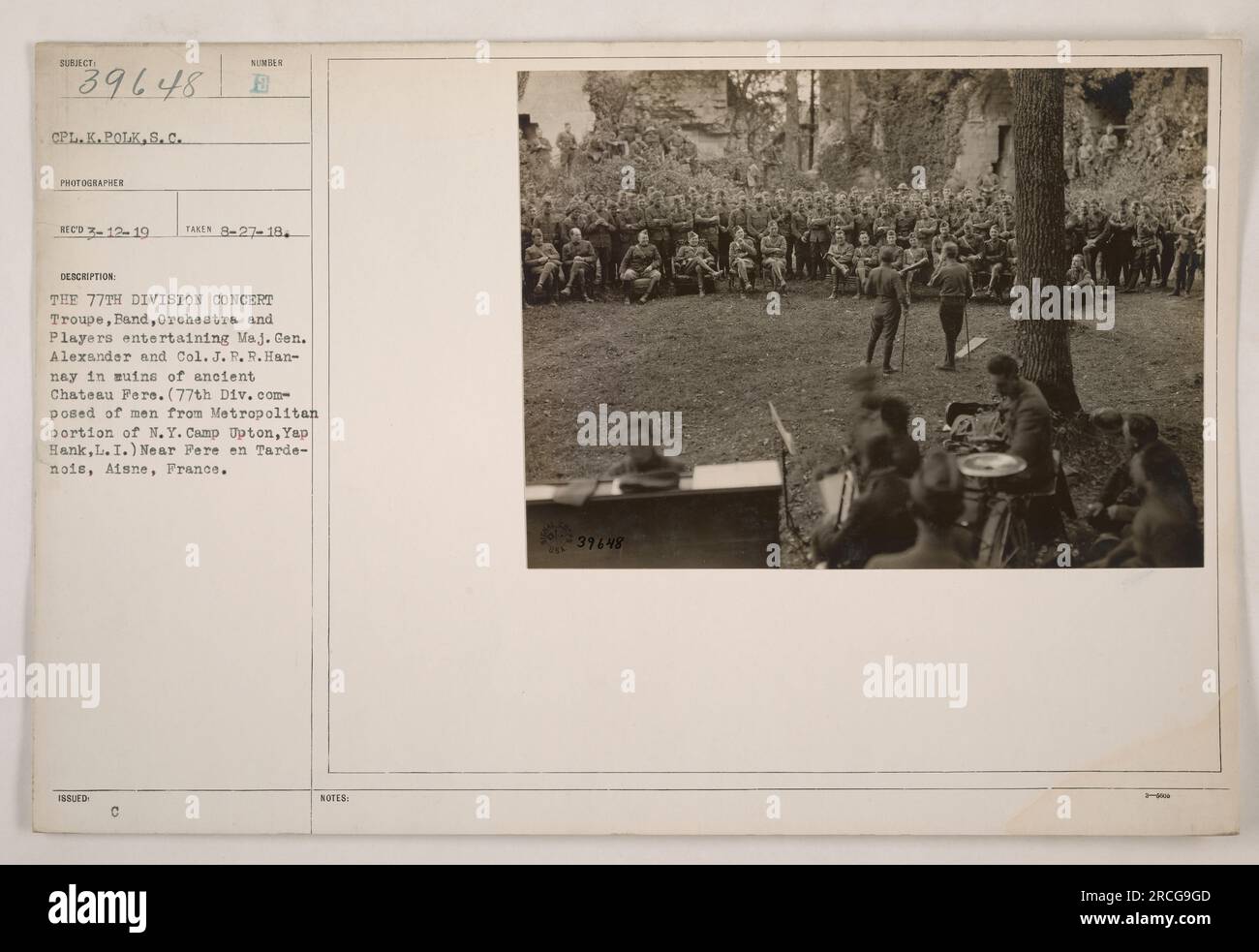 Cpl. K. Polk, S.C., photographer, captured this image of the 77th ...