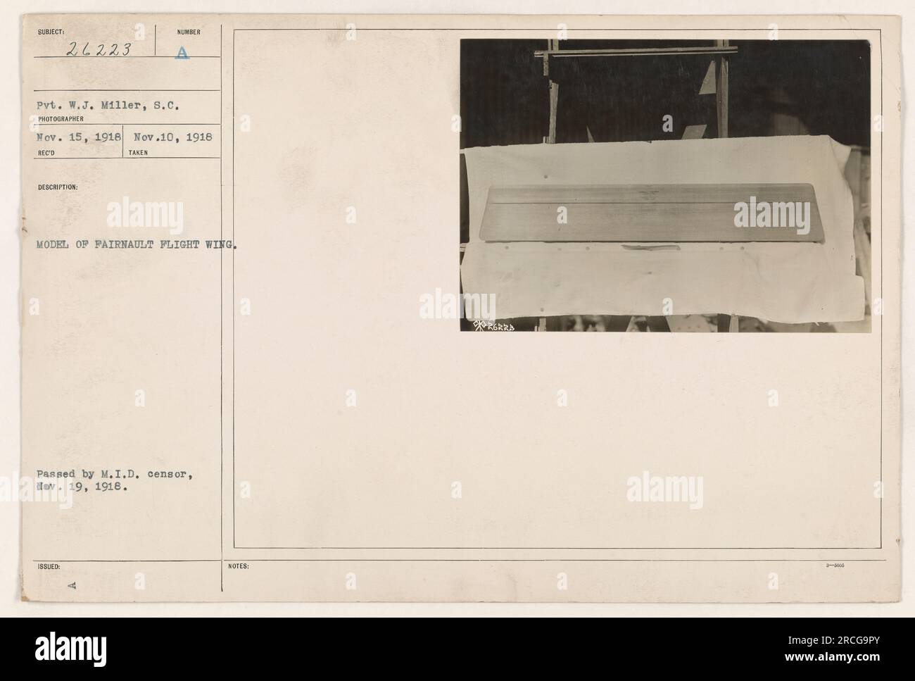 "Pvt. W.J. Miller of the Signal Corps took this photograph on November ...