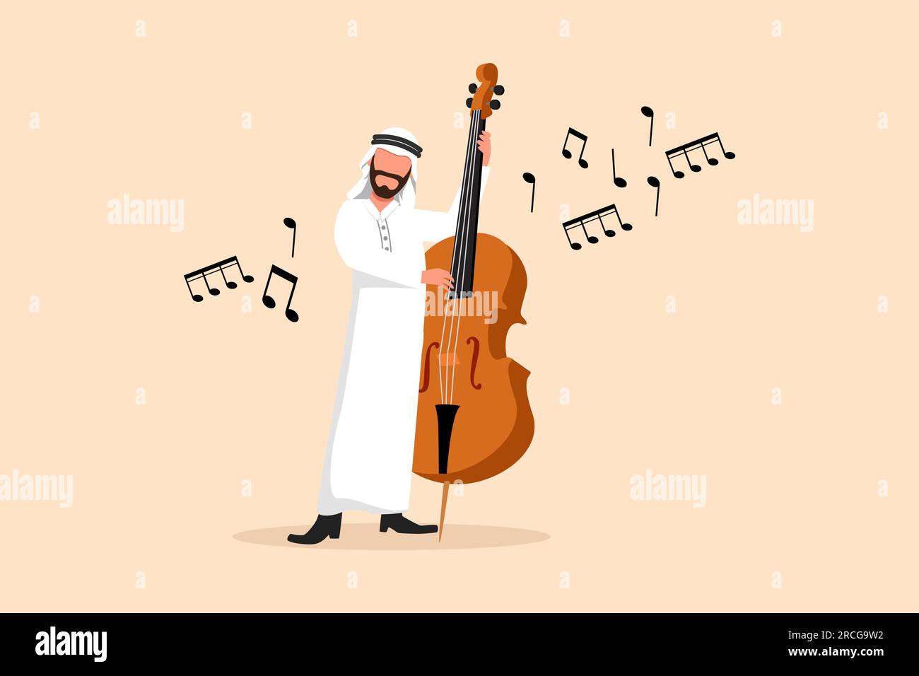 Double bass cartoon clip art hi-res stock photography and images - Alamy