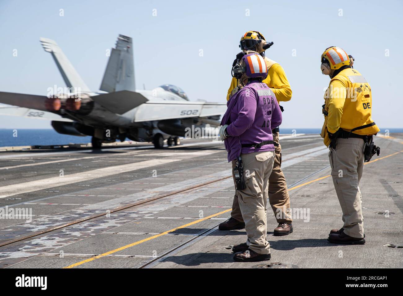 Mustangs assigned to the worldÕs largest aircraft carrier USS Gerald R ...