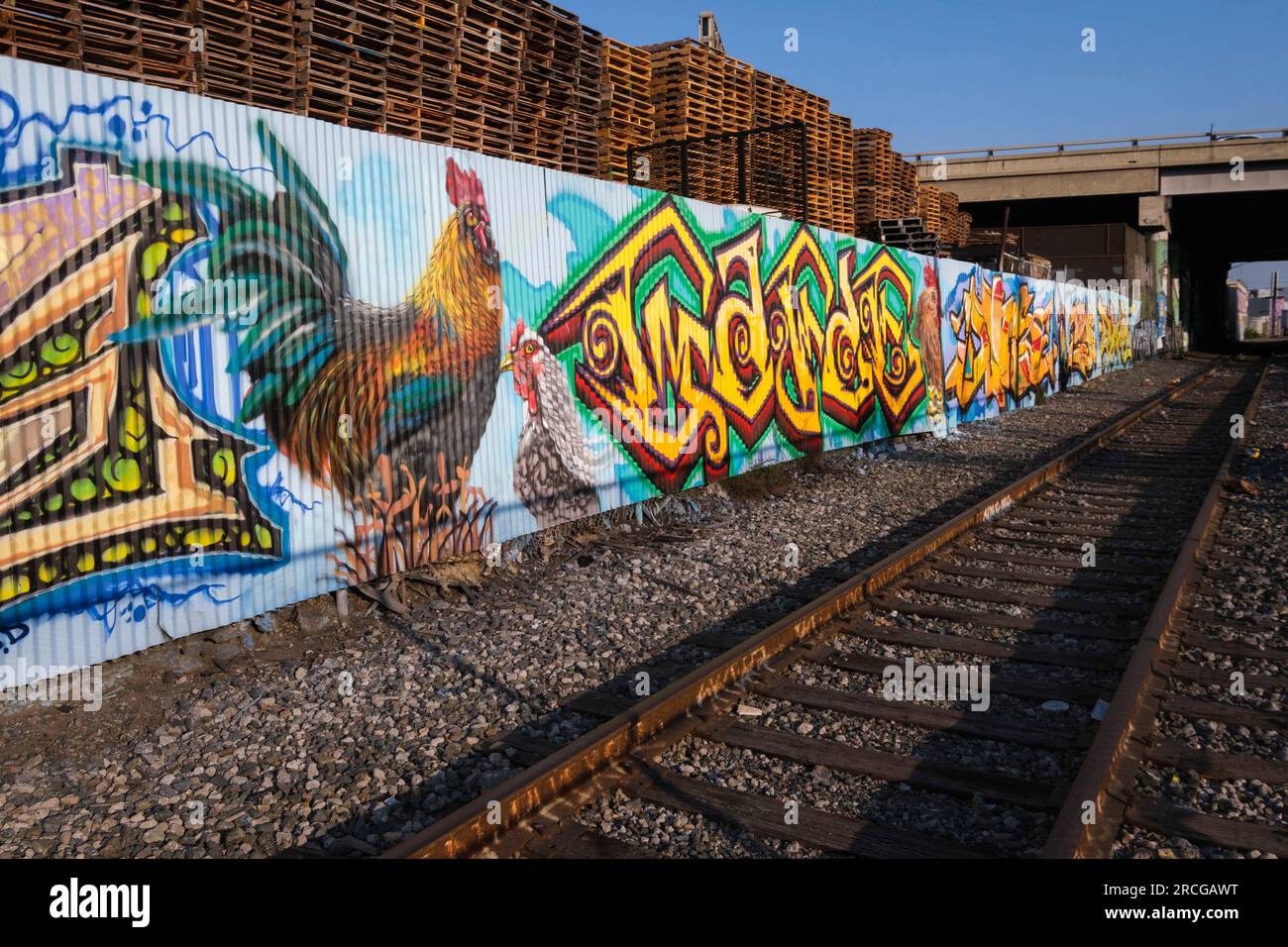 Graffiti and Street Art, downtown Los Angeles, California, United ...