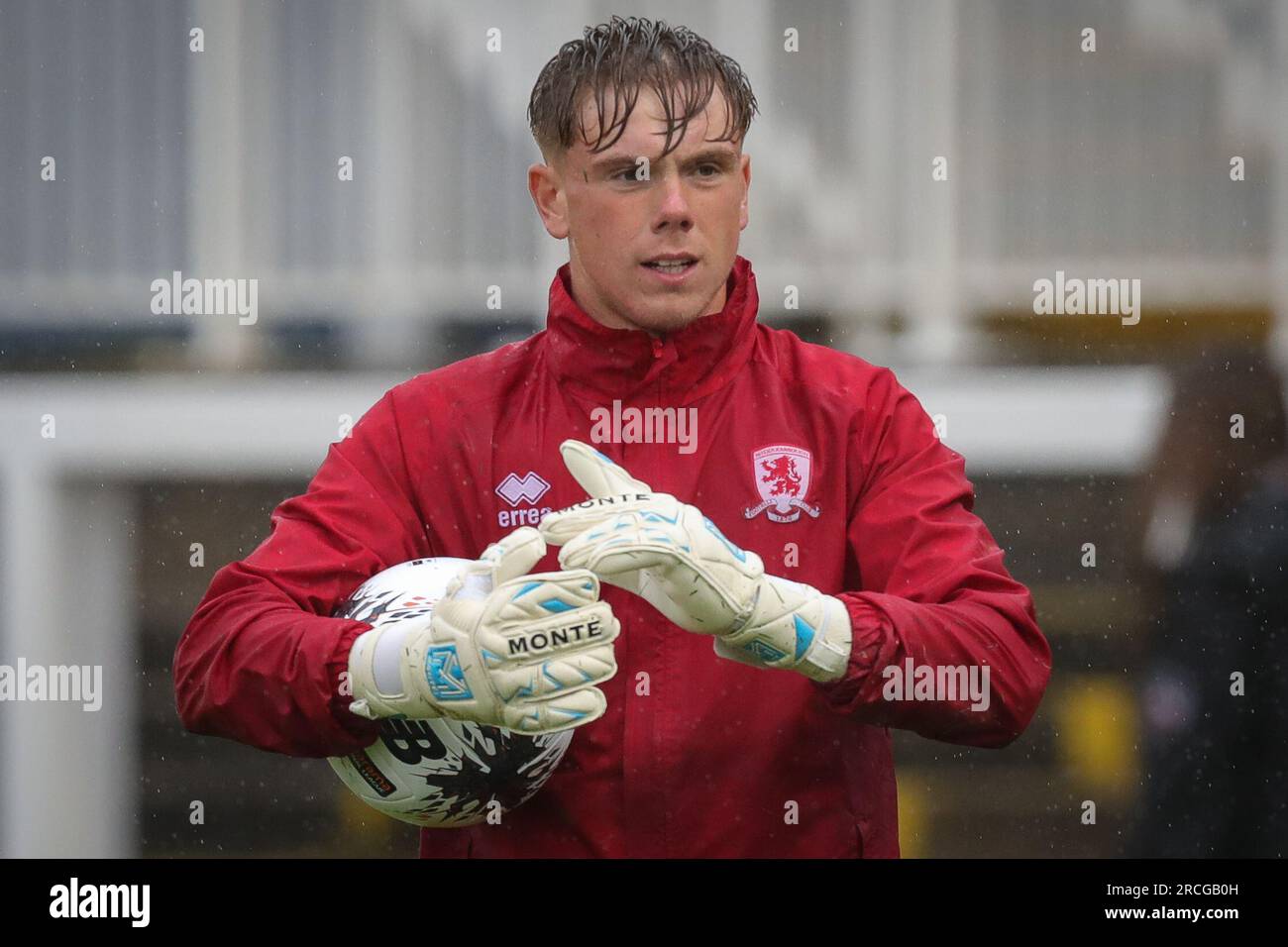 Hartlepool, UK. 14th July, 2023. Shea Connor of Middlesbrough during ...