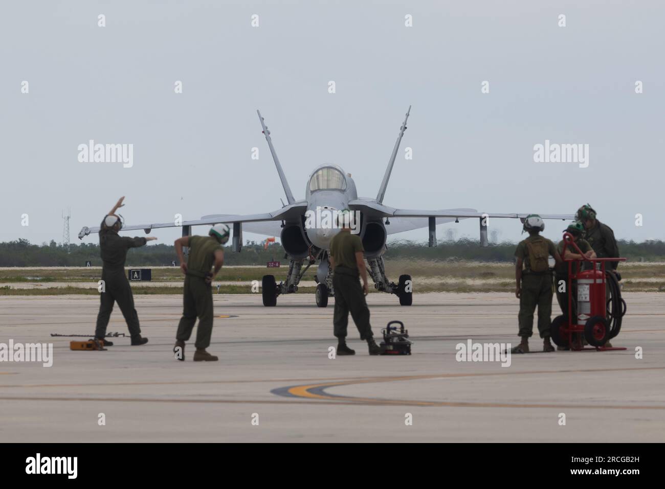 U.S. Marines with Marine All Weather Fighter Attack Squadron (VMFA(AW ...