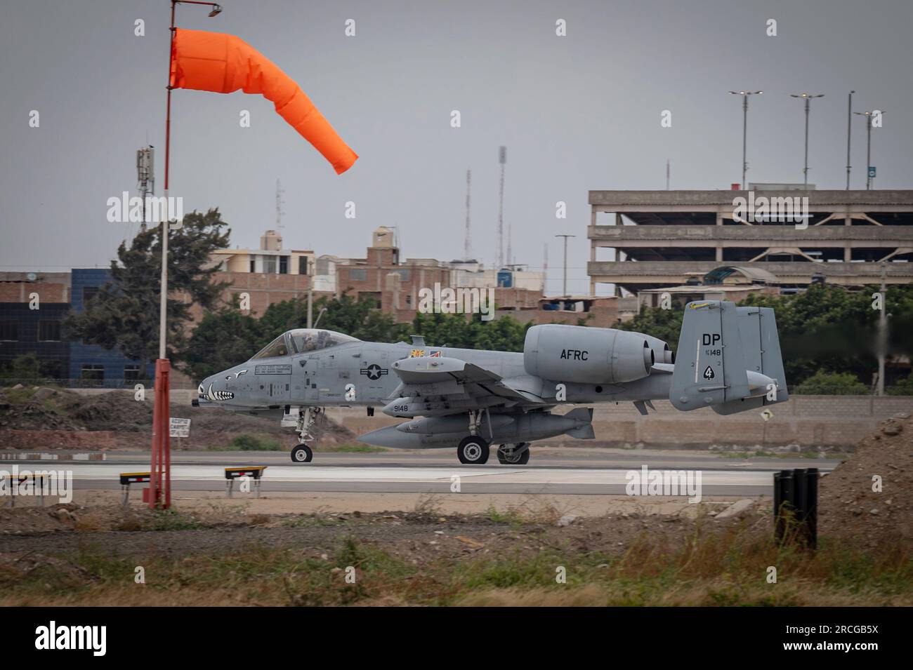 A U.S. Air Force A-10 Thunderbolt II from the 75th Fighter Squadron ...