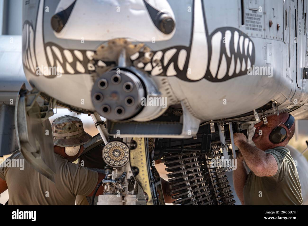 U.S. Air Force Reserve armament systems specialists with the 23d ...