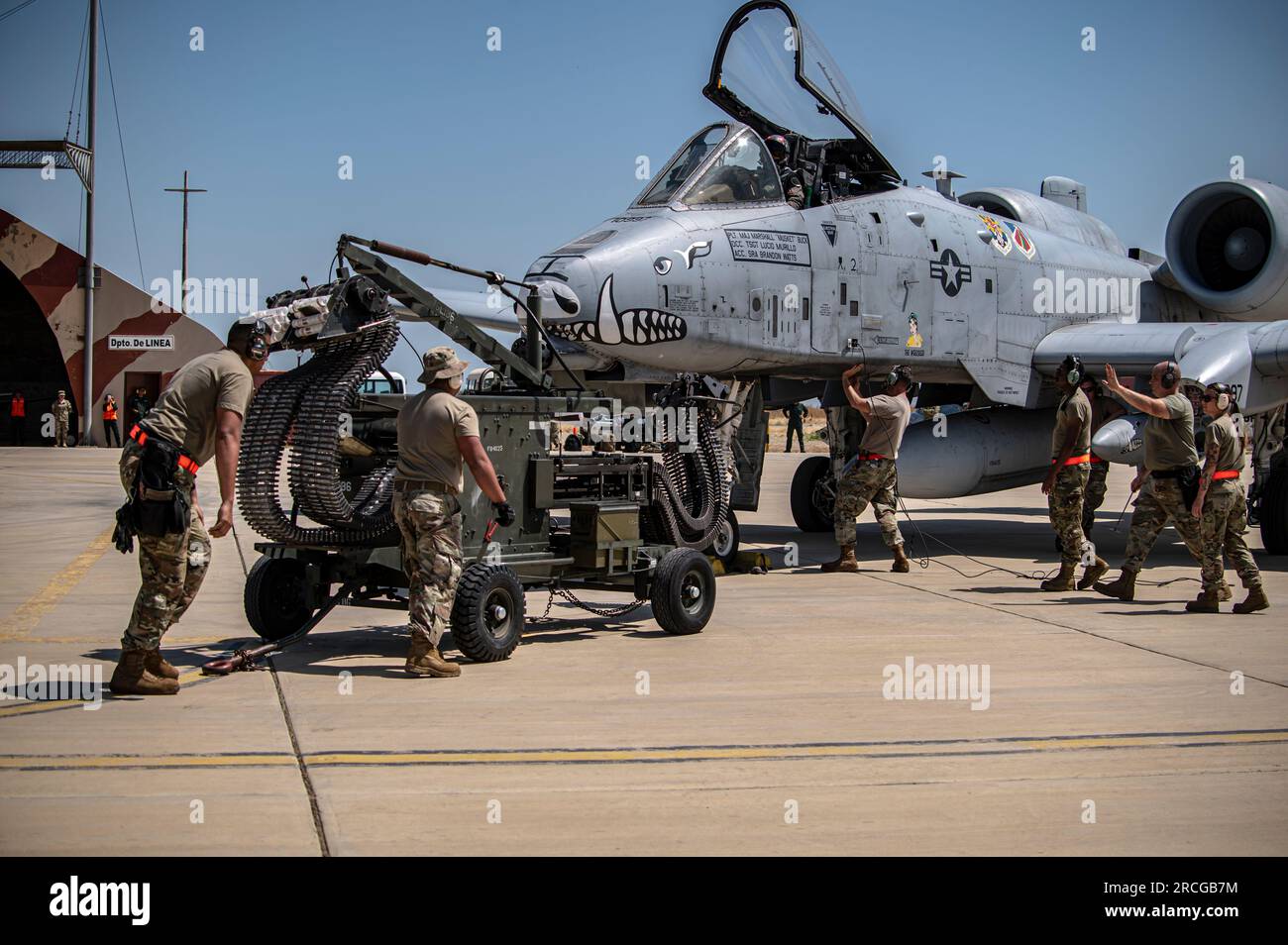 U.S. Air Force Reserve armament systems specialists with the 23d ...