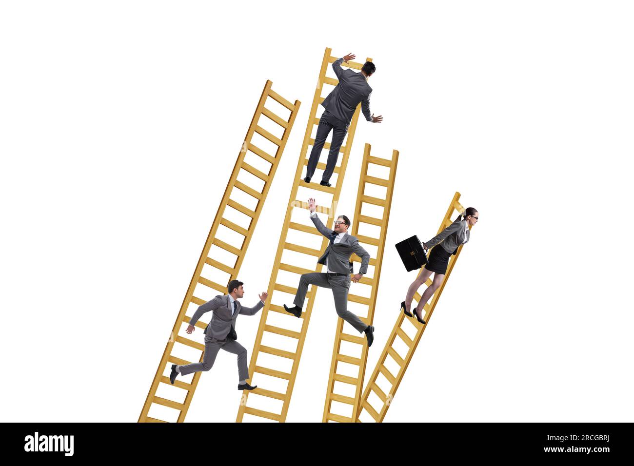 Concept of the many different careers Stock Photo - Alamy