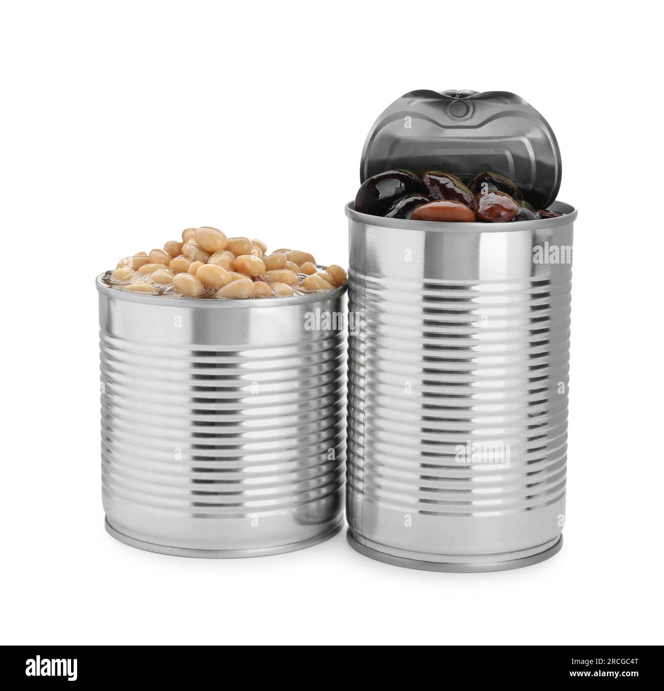 Tin cans different canned Cut Out Stock Images & Pictures - Alamy