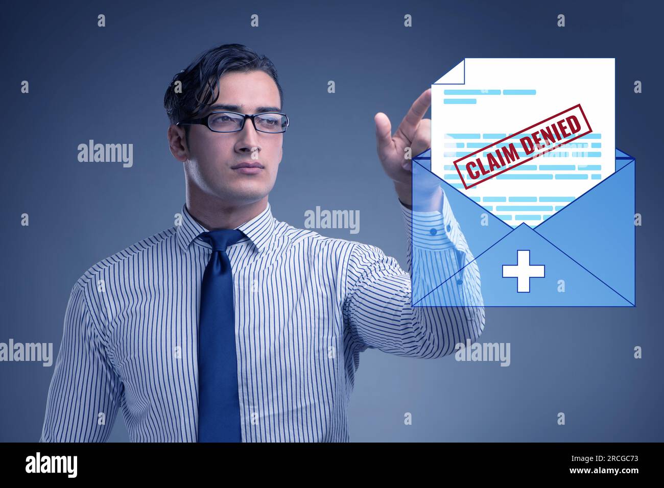 Insurance claim form denied hi-res stock photography and images - Alamy