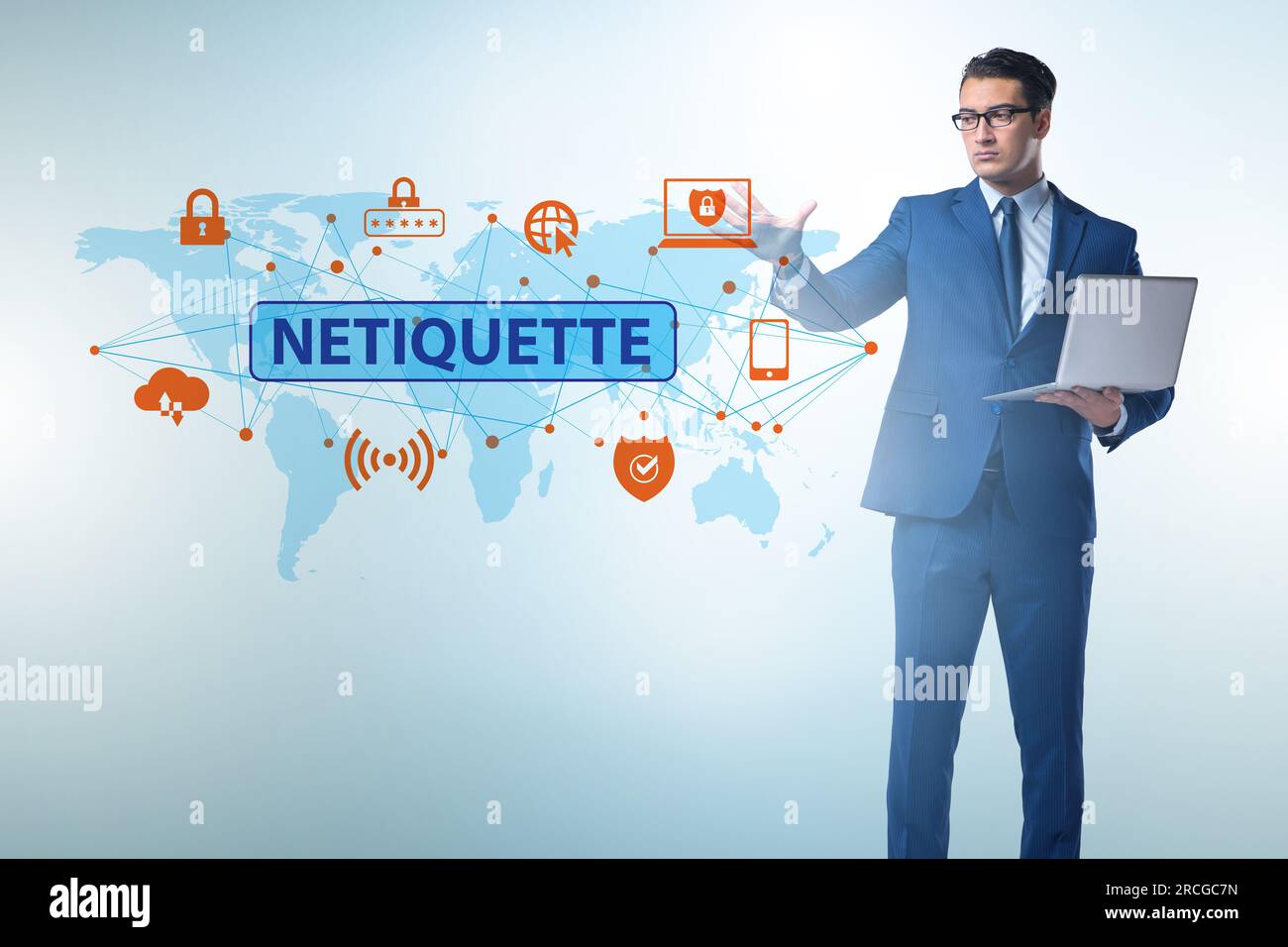 Concept of the etiquette and netiquette Stock Photo - Alamy