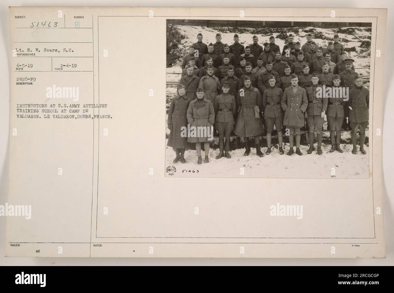In this photograph, we see instructors at the U.S. Army Artillery ...