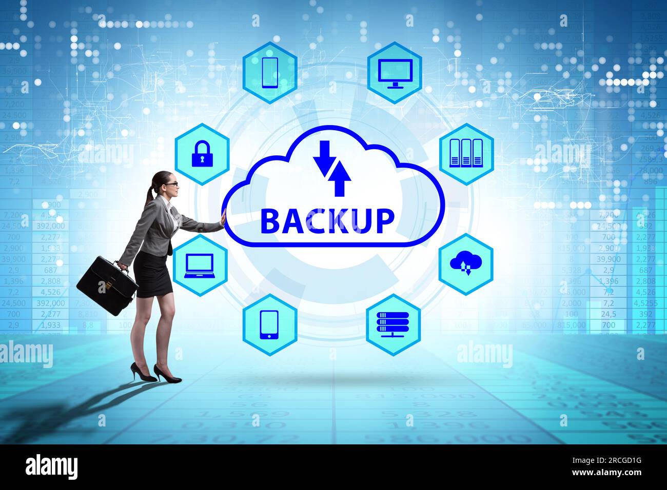 Disaster recovery plan and the backup concept Stock Photo - Alamy