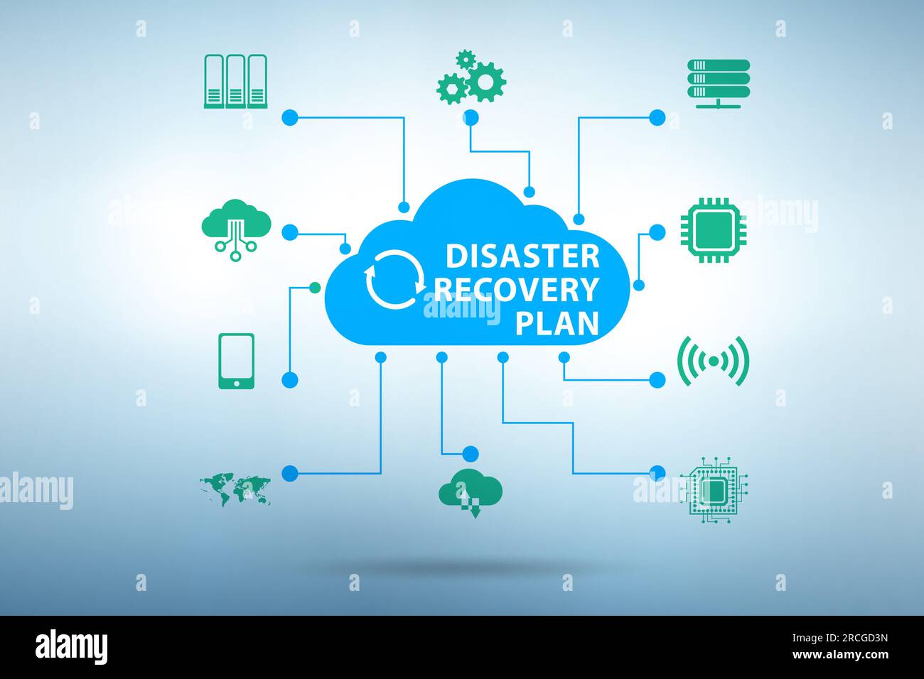 Disaster recovery plan and the backup concept Stock Photo - Alamy