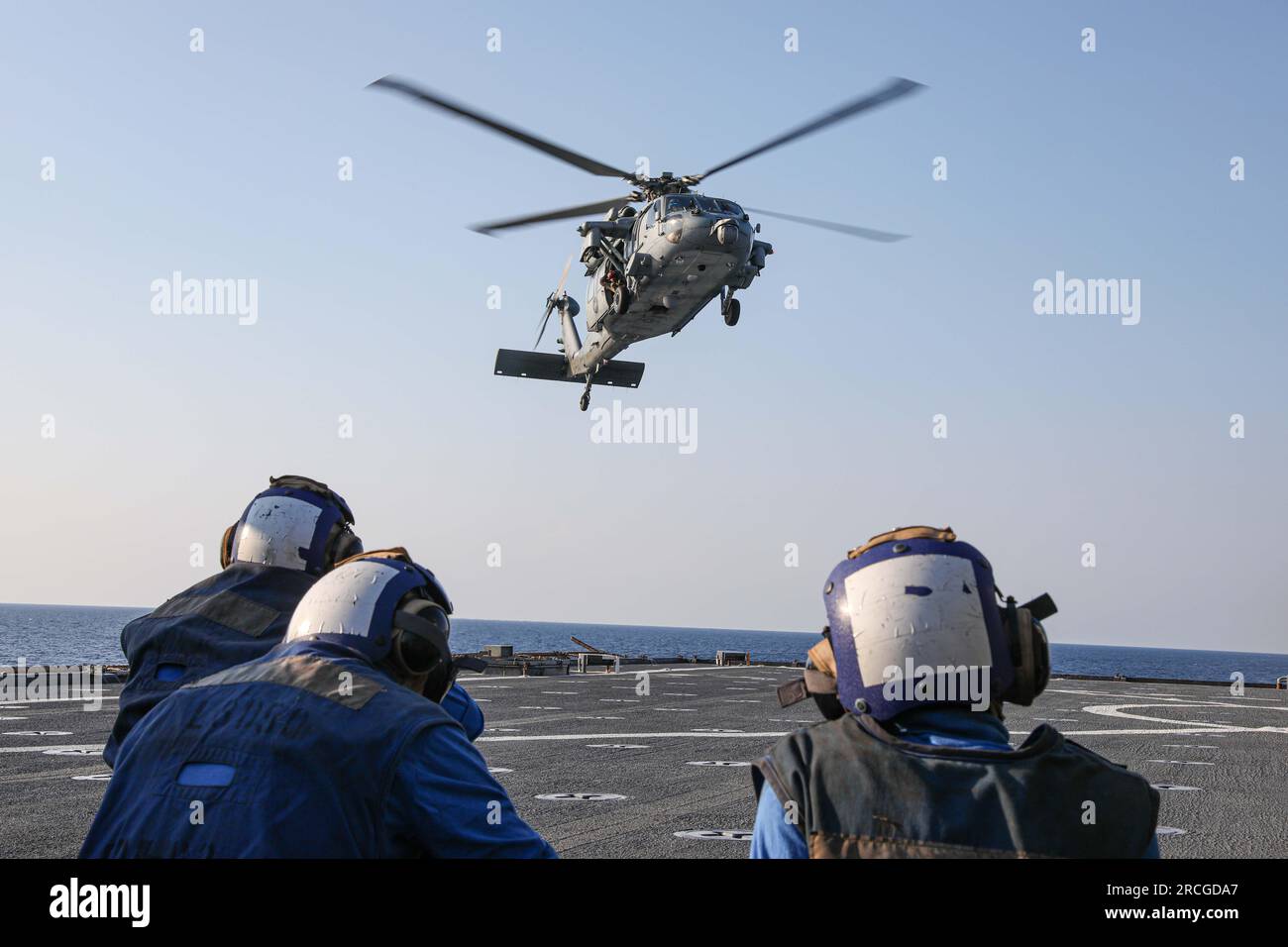 230712-N-ED646-1159- ATLANTIC OCEAN (July 12, 2023) Sailors aboard the ...