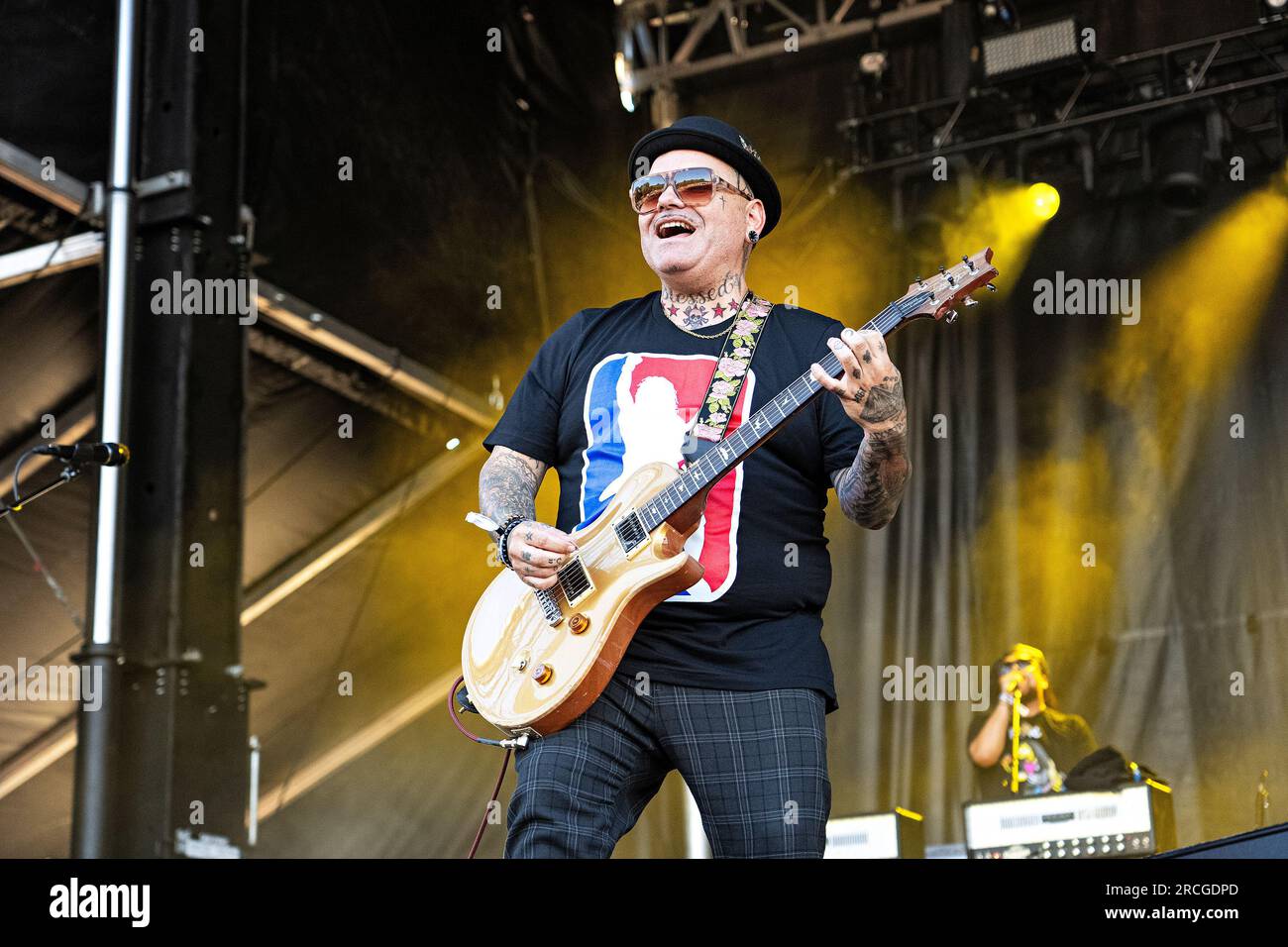 Marcos Curiel of P.O.D. performs at Inkcarceration Music and Tattoo ...
