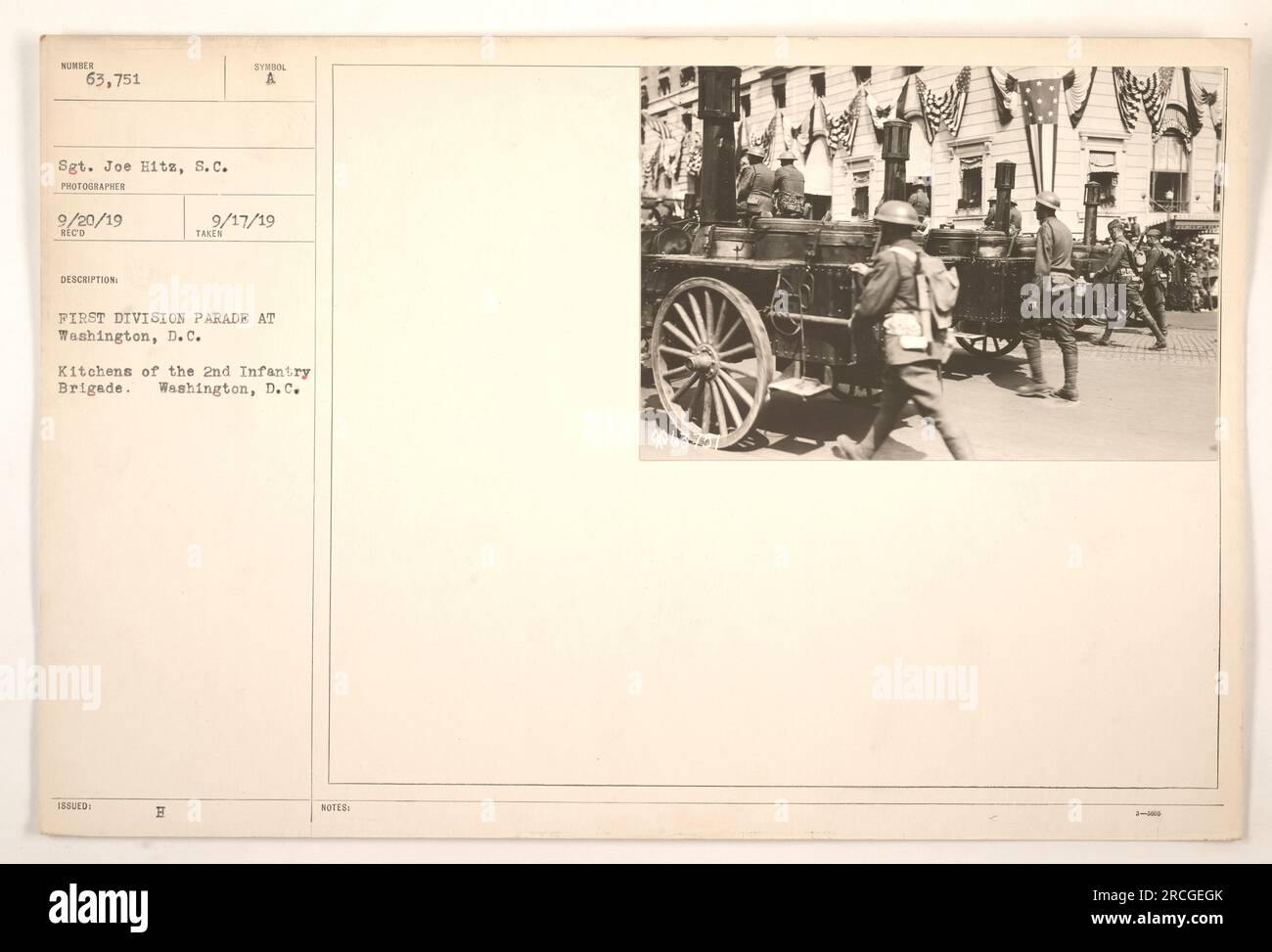 Sgt. Joe Hitz captured this photograph of the kitchens of the 2nd ...